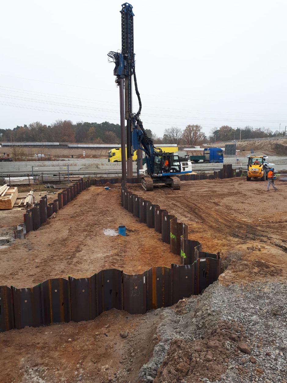 Spundwand | Alfred Stephan / Tief und Spezialtiefbau GmbH & Co. KG